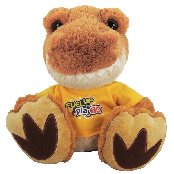 10″ Roaree T-Rex Dinosaur with t-shirt and full color imprint – Impact ...