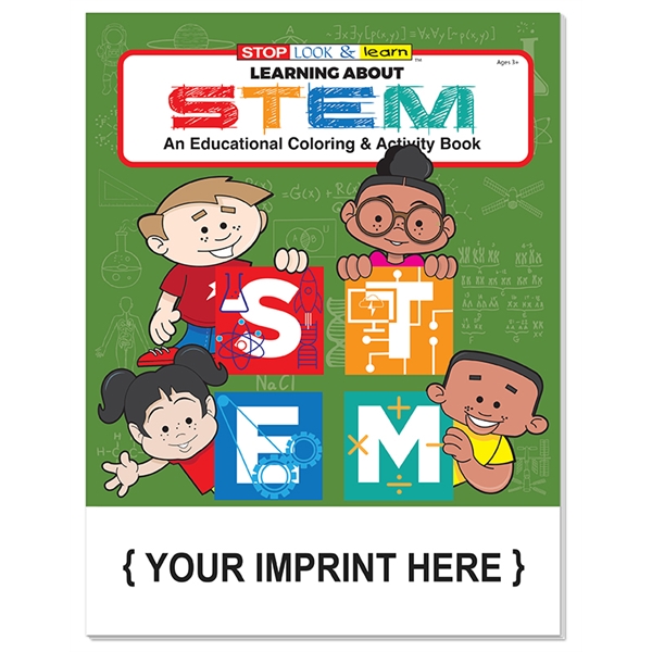 Learning About STEM Coloring Book – Impact Promos by Romo Creations LLC