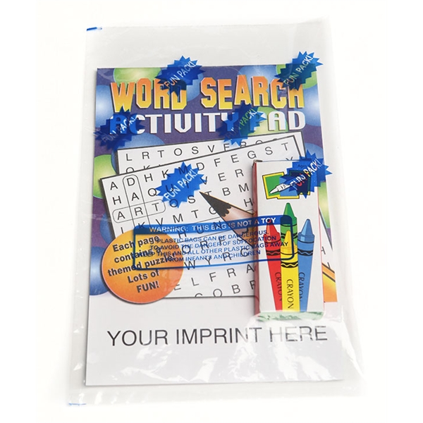 Word Search Activity Pad Fun Pack – Impact Promos by Romo Creations LLC
