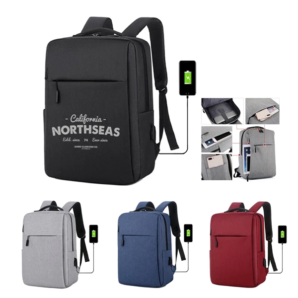Waterproof Crossbody Bag With USB Charging Port – Impact Promos by Romo ...