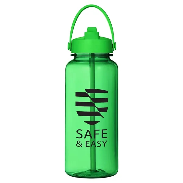 Prisma 33 oz Tritan Bottle With Flip Up Straw – Impact Promos by Romo ...